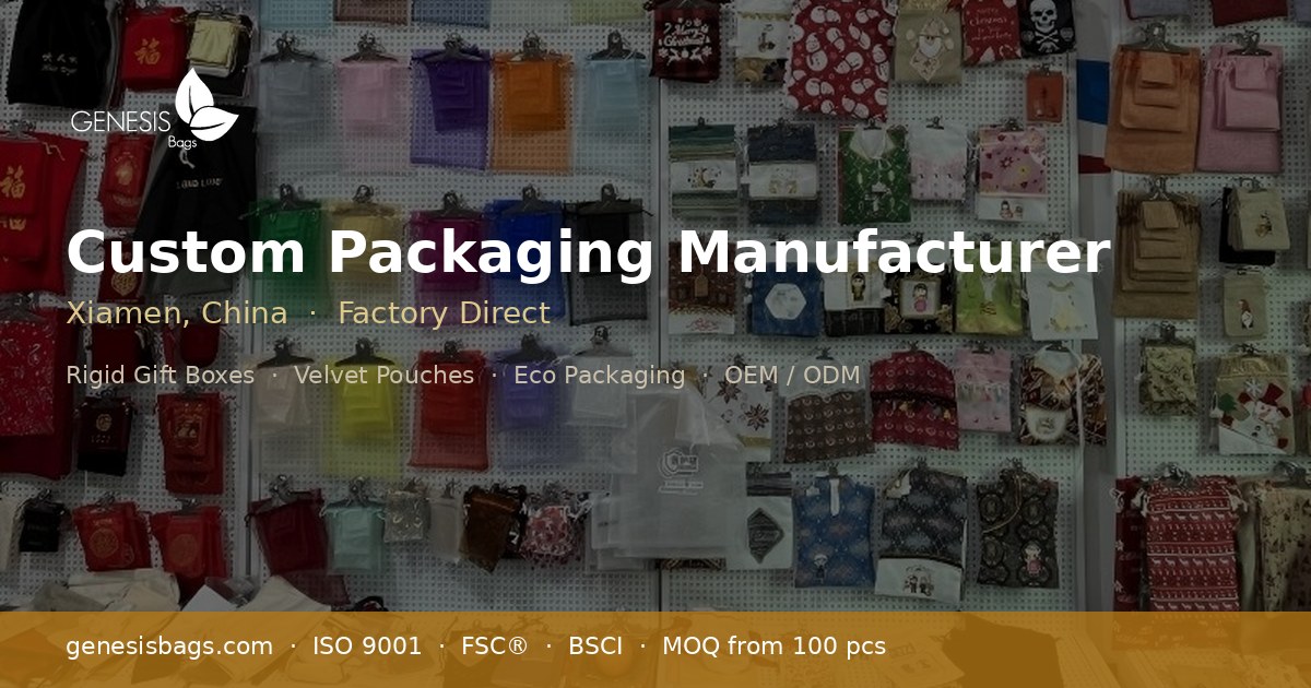 Genesis (Xiamen) Bags Co., Ltd. — Luxury Custom Packaging Manufacturer ...
